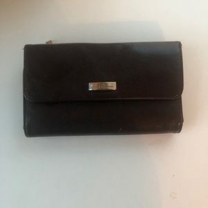 Nine & Co. | Bags | Snazzy Functional Brown Nine West Wallet | Poshmark